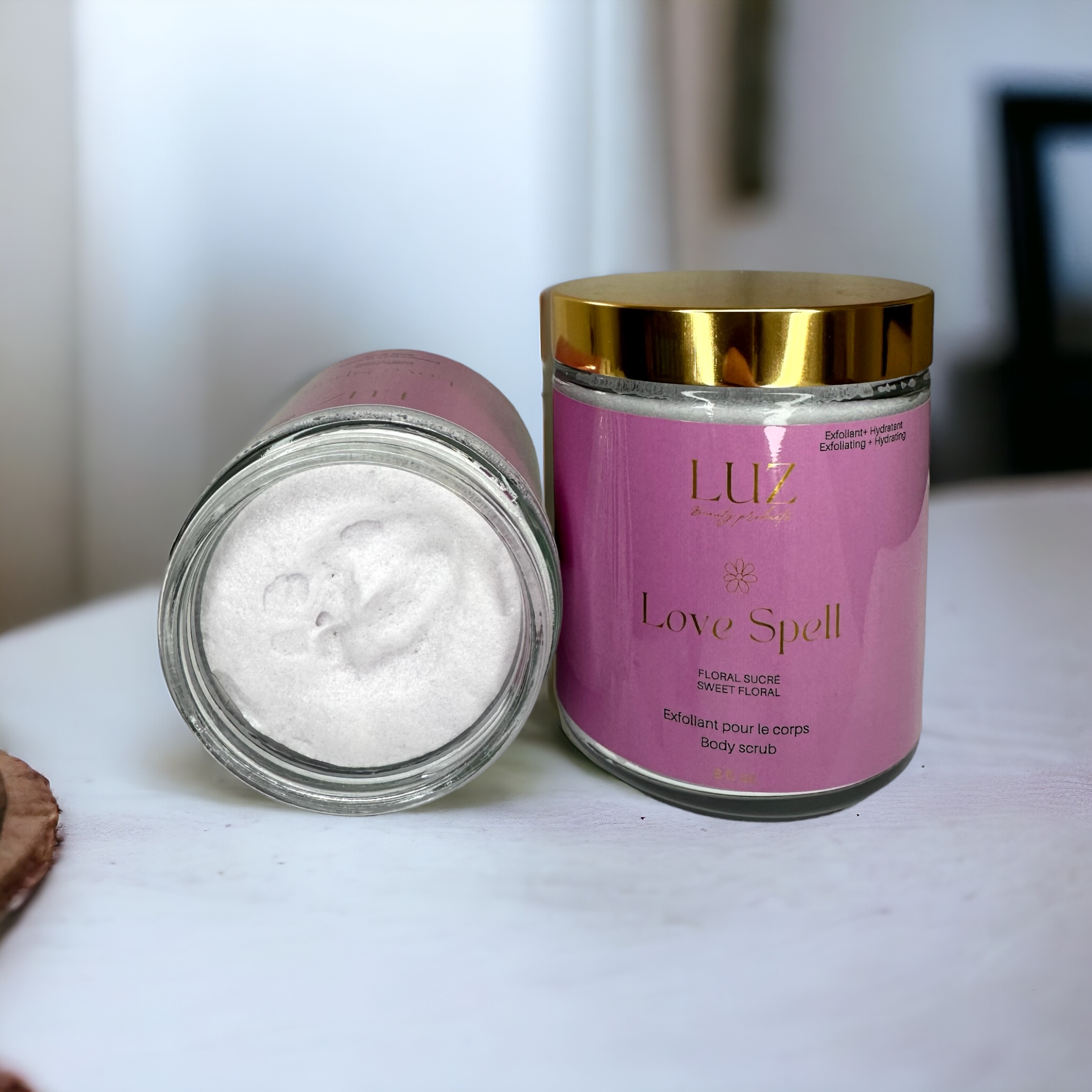 Exfoliant corporel 2-en-1 - LOVE SPELL - Luz Beauty Products